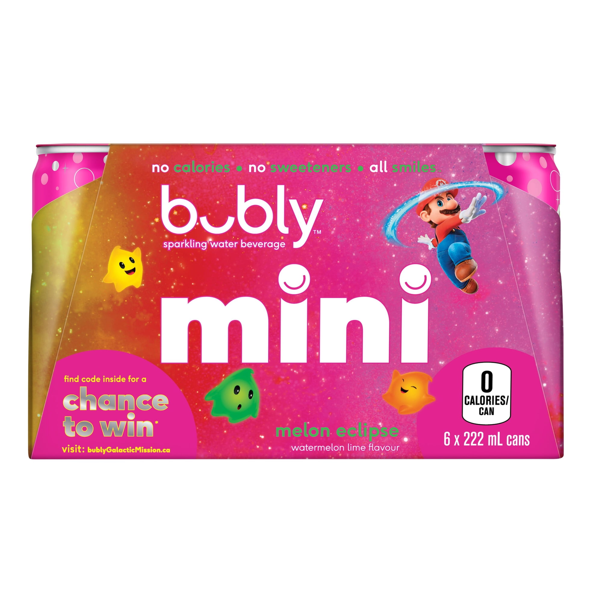 Click here for Bubly Melon Eclipse Sparkling Water 6 X 222 Ml  Mi... prices