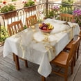 Abstract Marble Stone Texture Art Table Cloth 60x84in, Waterproof ...