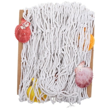 TINKSKY Wall Hanging Nautical Decorative Fish Net Fishing Netting Luau ...