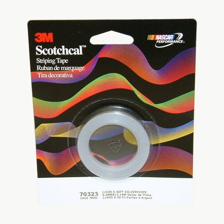 3M Scotchcal 70323 Silverchips Striping Automotive Tape - 1/4 in Width ...