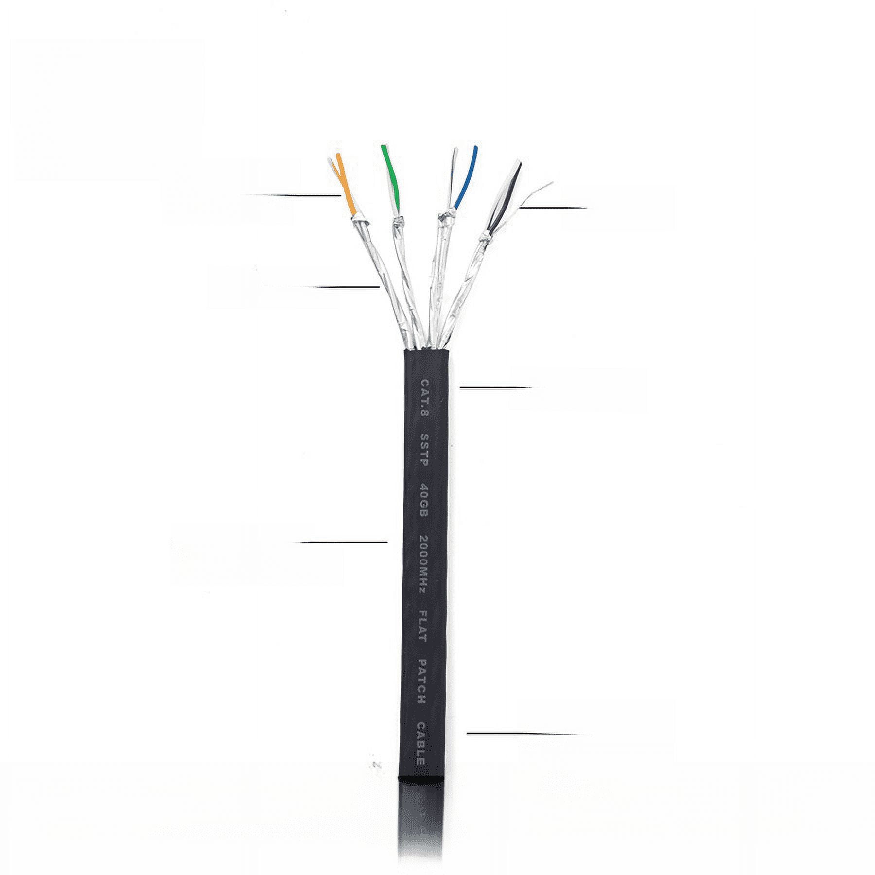 Cable de red plano de ocho hilos CAT8 de alta velocidad de 0,5123510 ...