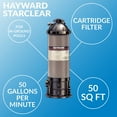 Hayward W3C500 Star Clear 50 Sq Ft Pool Cartridge Filter for Pool and ...