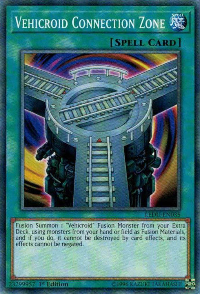 YuGiOh Legendary Duelists Common Vehicroid Connection Zone LEDU-EN035 ...