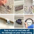NACETURE Vinyl Siding Hooks - Stainless Steel Mounting Clips for ...