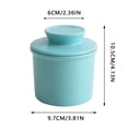Ceramic Yellow Storage Jar with Lid, Solid Color Porcelain Oil ...