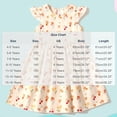 Afuyipoi Girls Ruffle Sleeve Dress Size 4-16Y Floral Print Cotton A ...