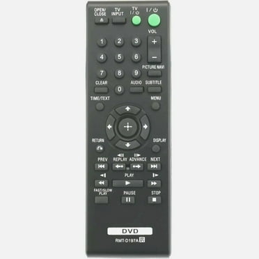 New RMT-D176A RMT-D185A Replace remote control fit for Sony DVP-NC60P ...