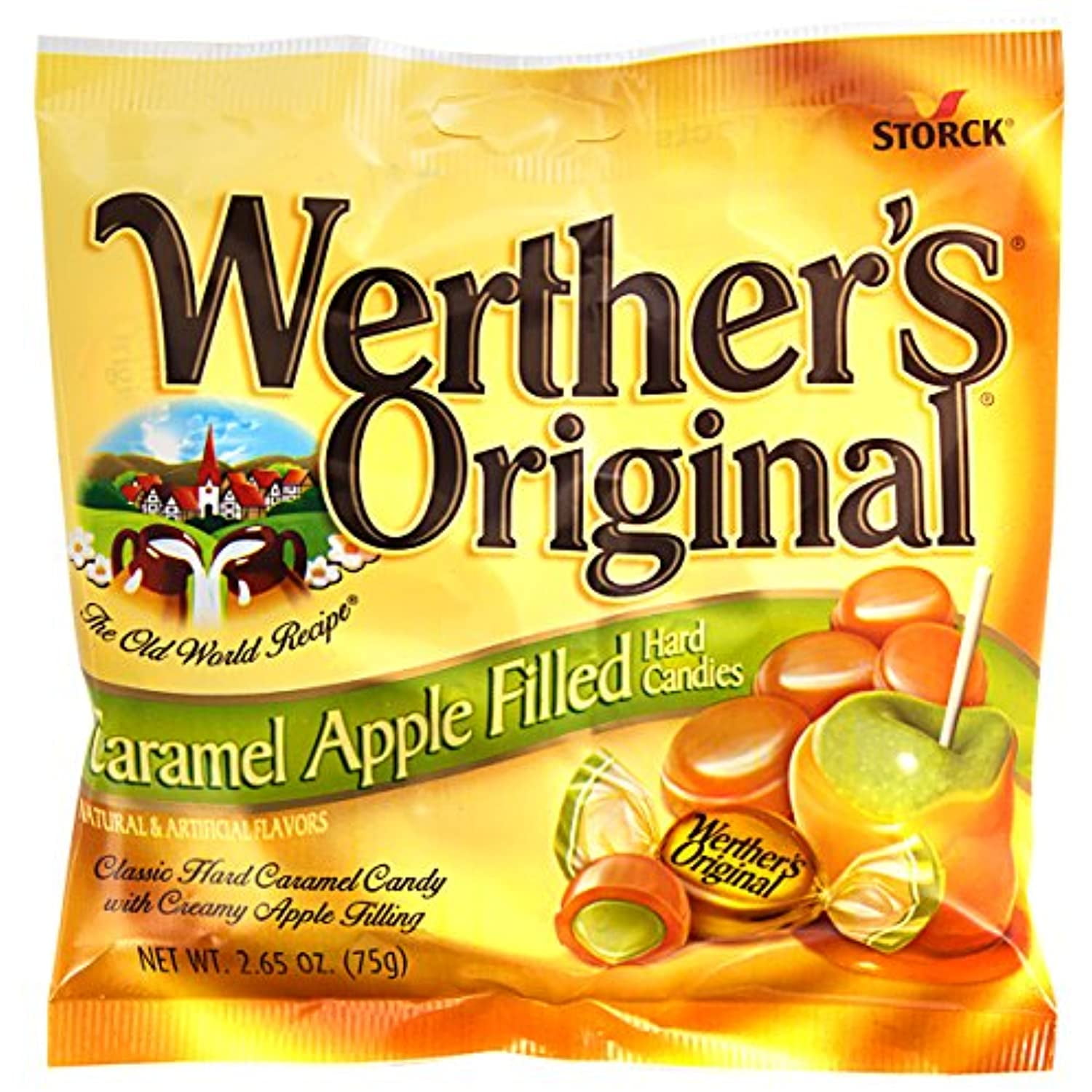 Werthers Caramel Apple Filled Hard Candies (2.65 Oz) 6 Bags - Walmart.com
