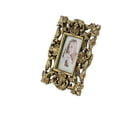 DecMode 4" x 6" Handmade Intricate Carved Gold Scroll Photo Frame (2 ...