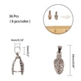 Brass Ice Pick Pinch Bails Pendant Bails Bronze & Gunmetal & Golden ...