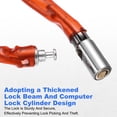 Bike Chain Lock, (33 Inch, Red) (1 Pcs), Manganese Steel Anti-Theft ...