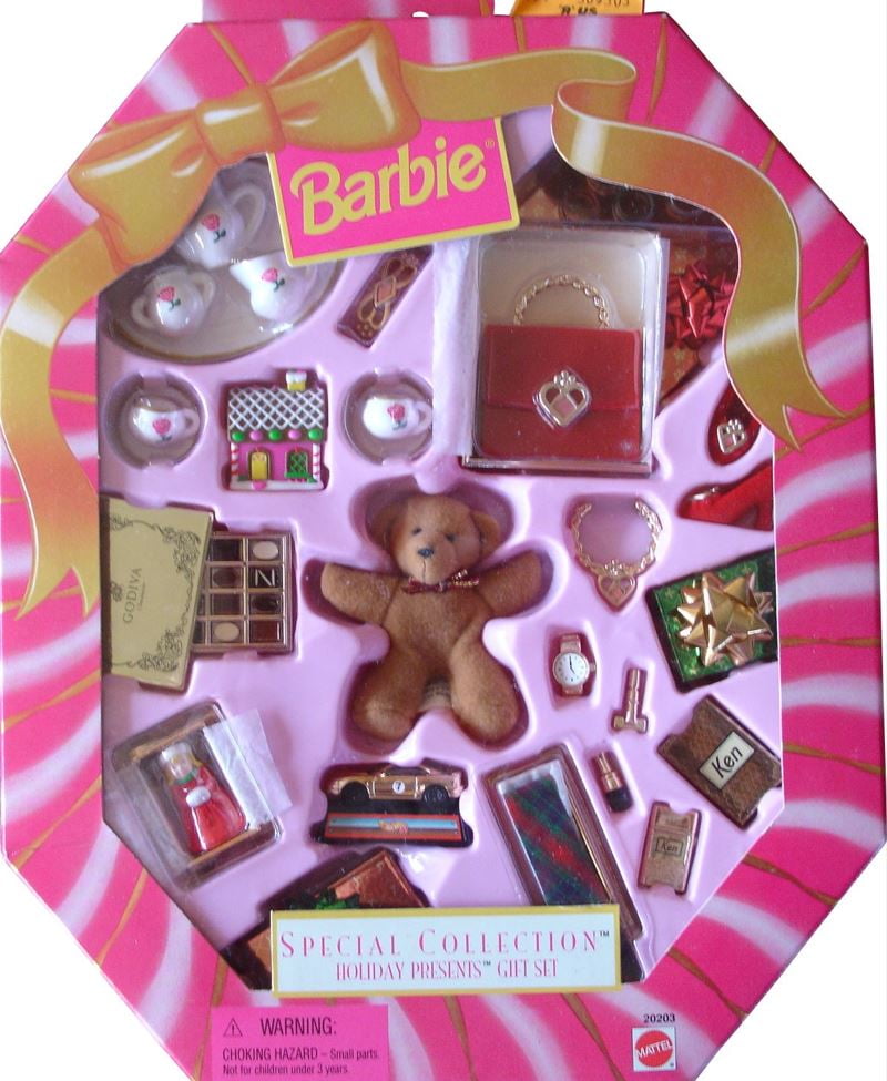 Barbie Special Collection Holiday Presents Gift Set 1998 Mattel No ...