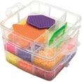 Perler Bead Organizer Box Case, Stackable Storage Trays Square ...