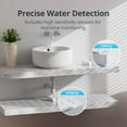 WiFi Water Sensor, Smart Water Leak Detector, 100dB Adjustable Alerts ...