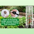 Garden Plant Protector Netting Cover with Zipper, 59x18 Inch Round ...