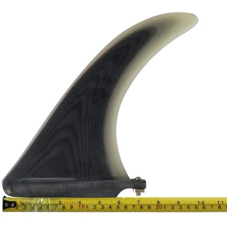 Surfing fins Surf Longboard Fins Fiberglass 9 Length Surf Fin Black ...