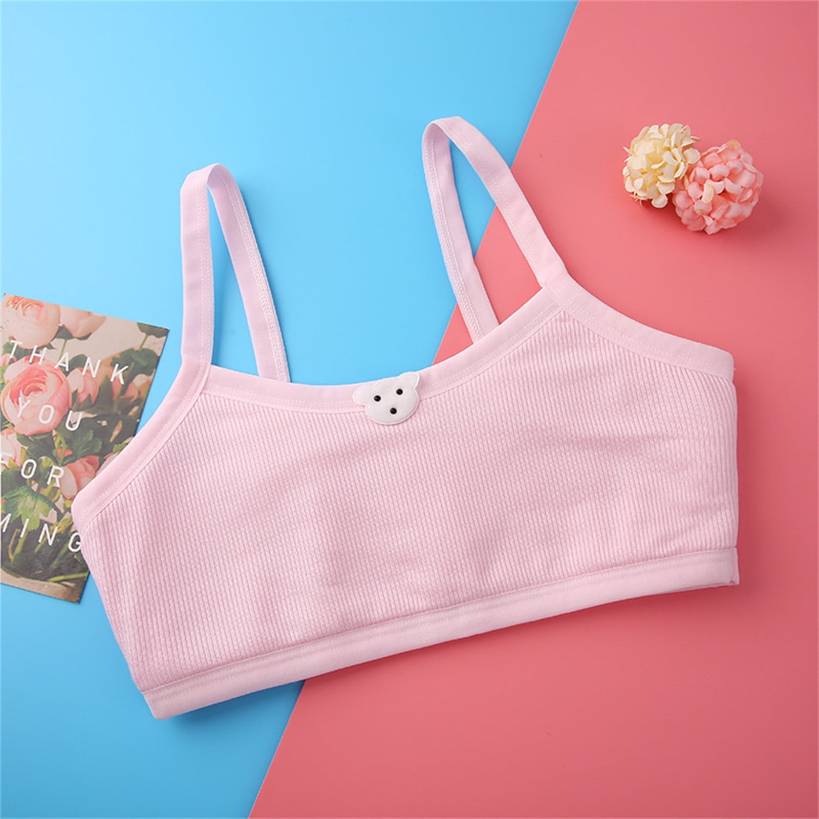 Click here for Hhsfeifuuu Girls Underwear Back Double Mesh Bras F... prices