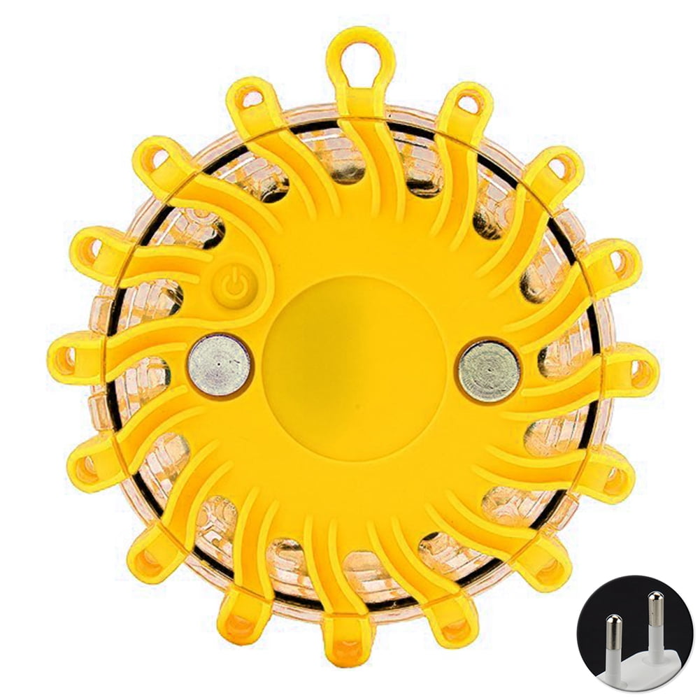 16 LEDs Multifunctional Emergency Roadside Flare Warning Light Road ...