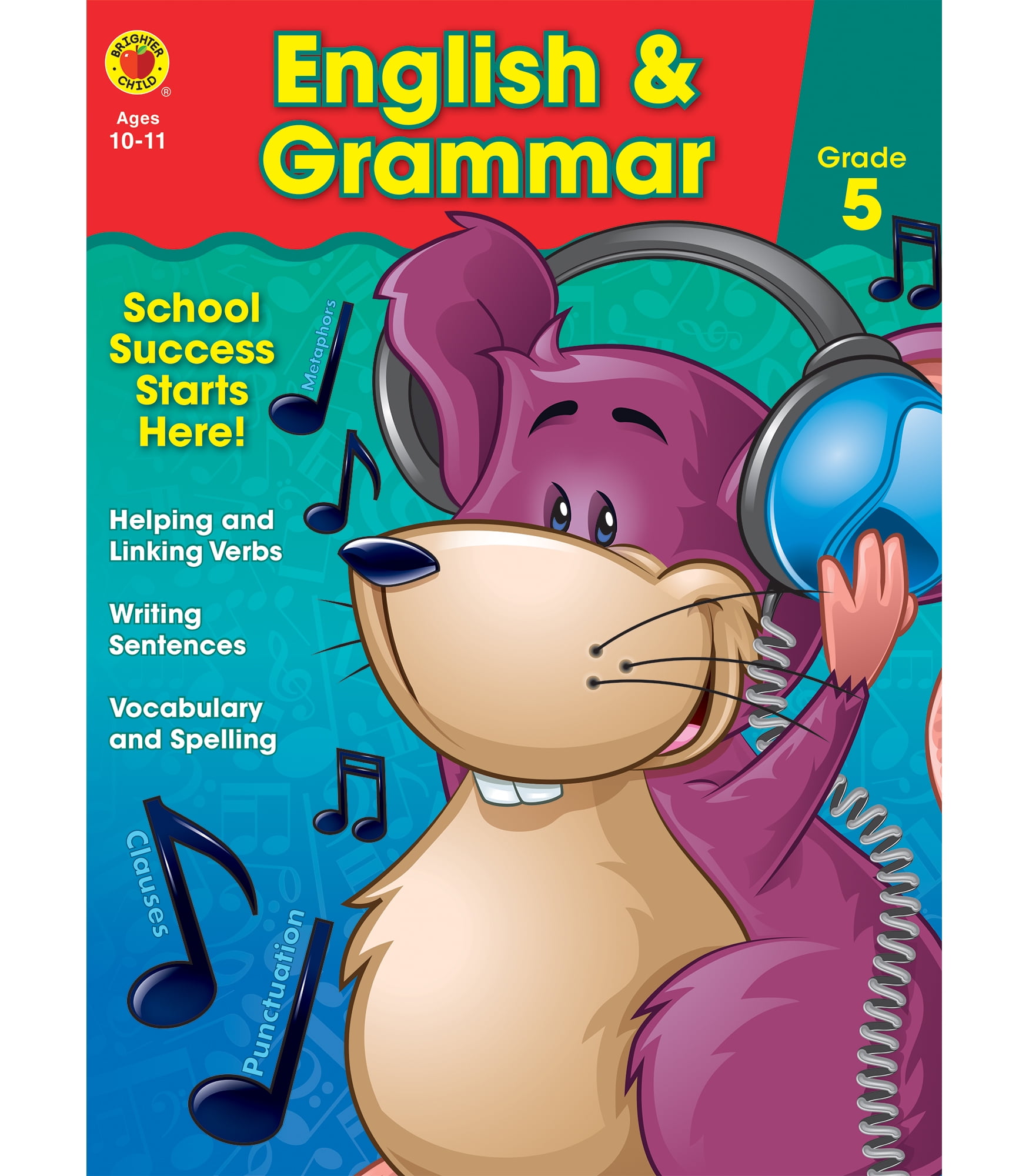 English Grammar Workbook Grade 5 Walmart