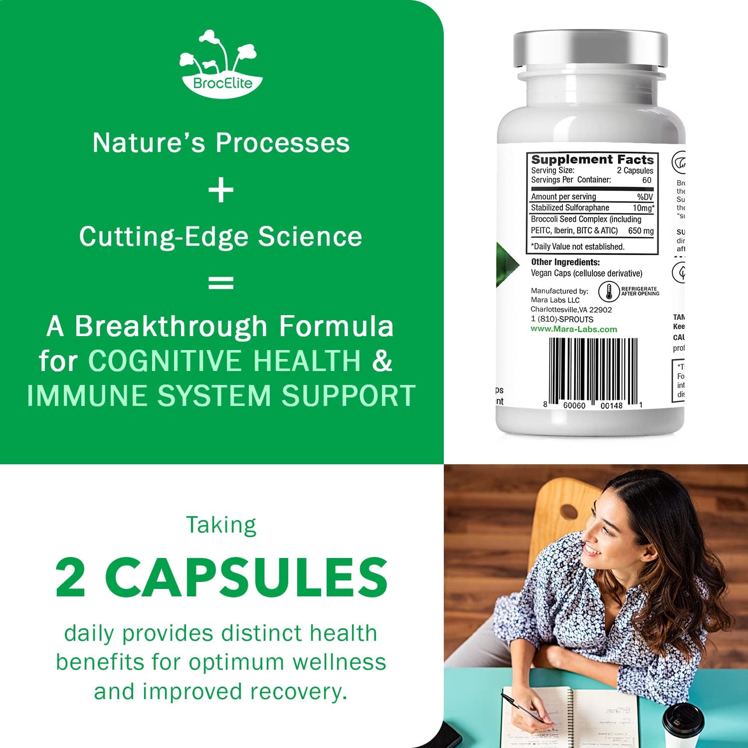 Buy BrocElite Plus Supplement With Stabilized Sulforaphane Extract ...