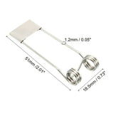 Uxcell 51x18.5mm Fix Clamps for Ceiling Lamp Recessed Light Downlight ...