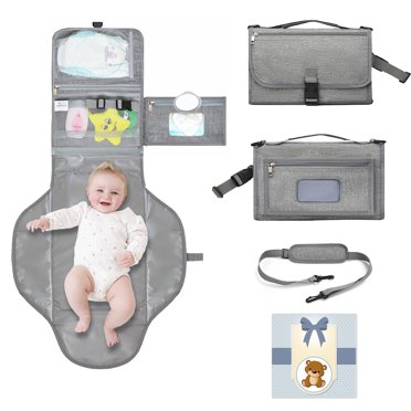 PAMPERS Baby Portable Changing Pad, Compact & Foldable for Travel ...