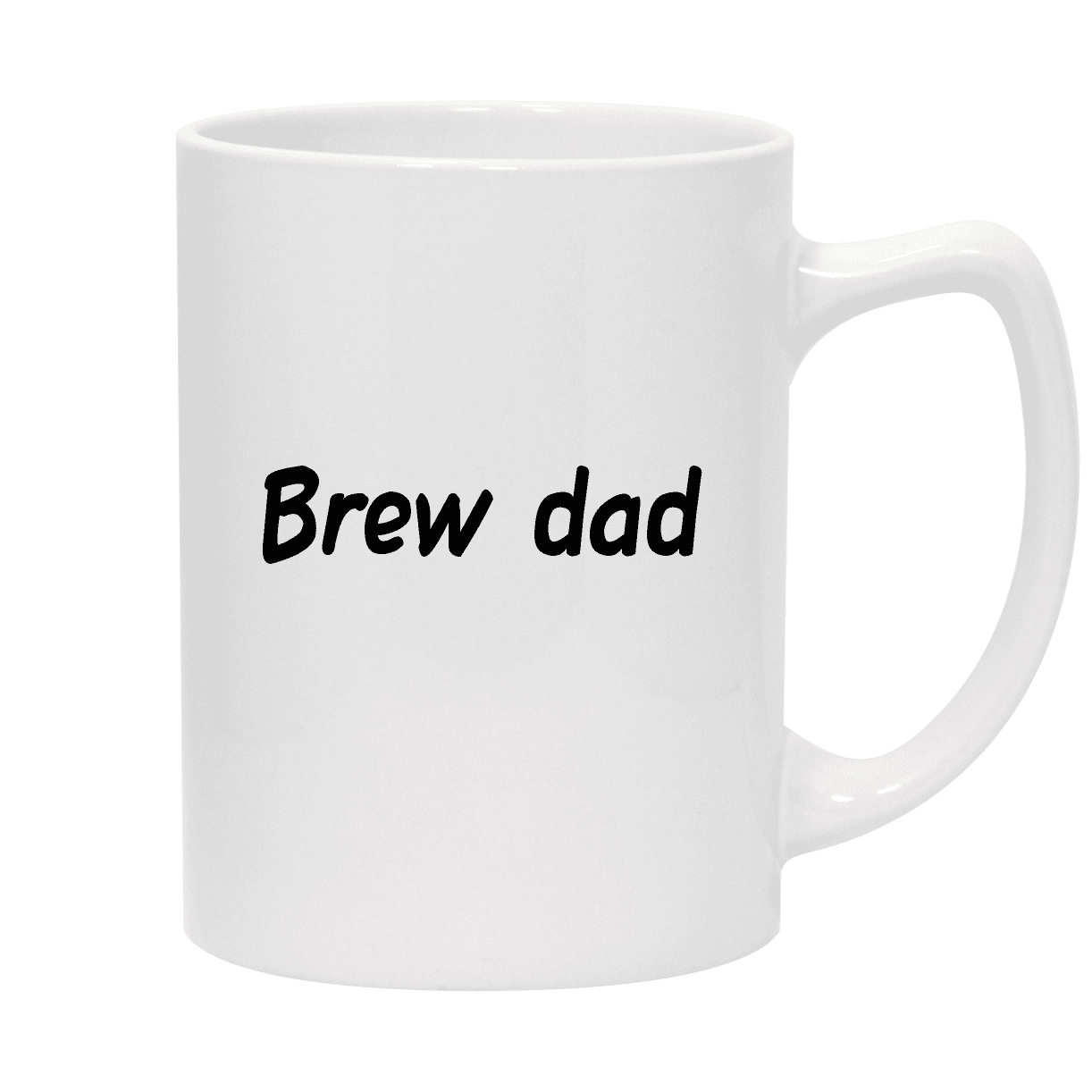 Brew Dad - 14oz Ceramic White Statesman Coffee Mug, White - Walmart.com