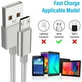 Micro USB Cable Android Charger, Durable Nylon-Braided Fast Sync ...