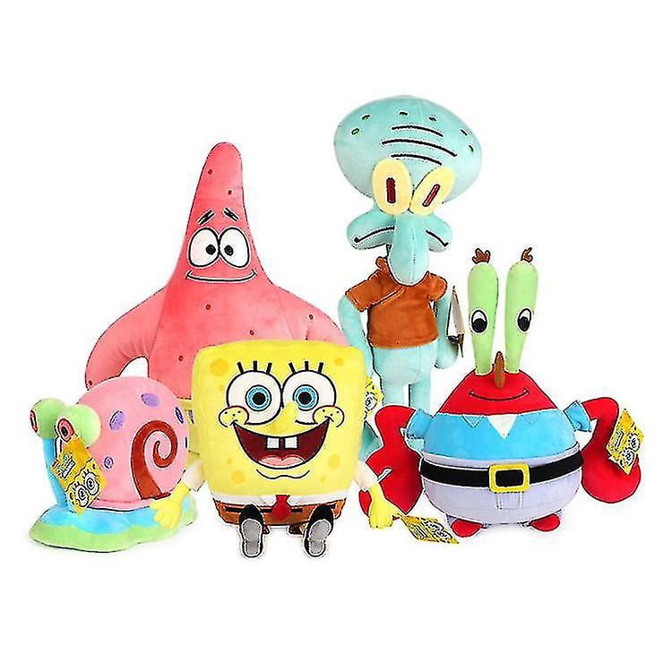 Spongebob Squarepants Plush Toy Patrick Star Squidward Tentacles ...