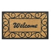 Achim Coco Mat Daisy Door Mat,18" x 30", Brown - Walmart.com