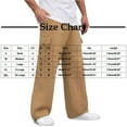Dolkfu Yellow Casual Pants for Men Corduroy Cargo Athletic Work Pants ...