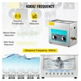 Ultrasonic Vinyl Record Cleaner 6L 40kHz - 4 Record Capacity, Stainless ...