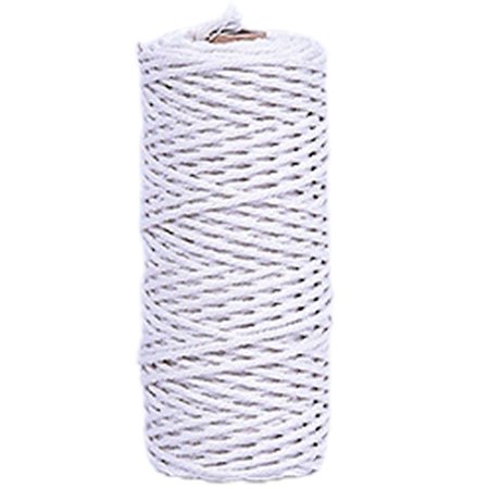 XIAOLUO 2/3/4mm Macrame Cotton Cord 3 Strand Colored Cotton String ...