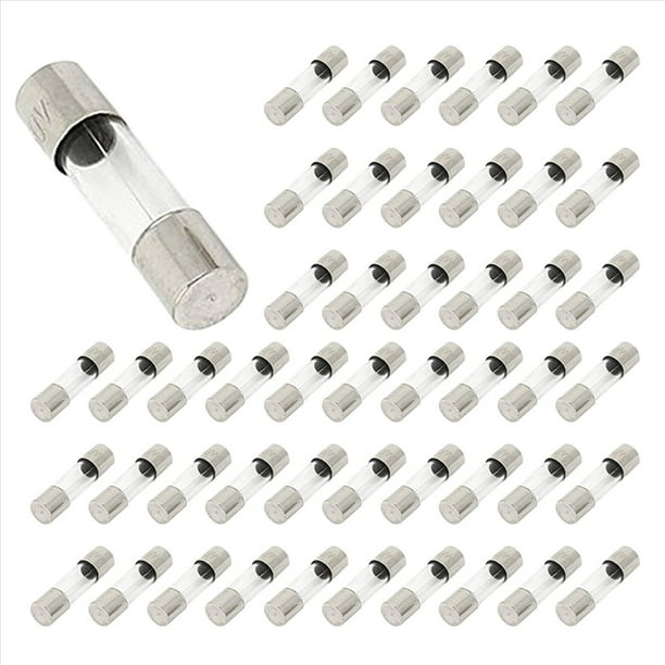 60 Pzs 250V 2A F2AL Fusibles de Tubo de Vidrio Agil Rapida 5 mm X 20 mm ...