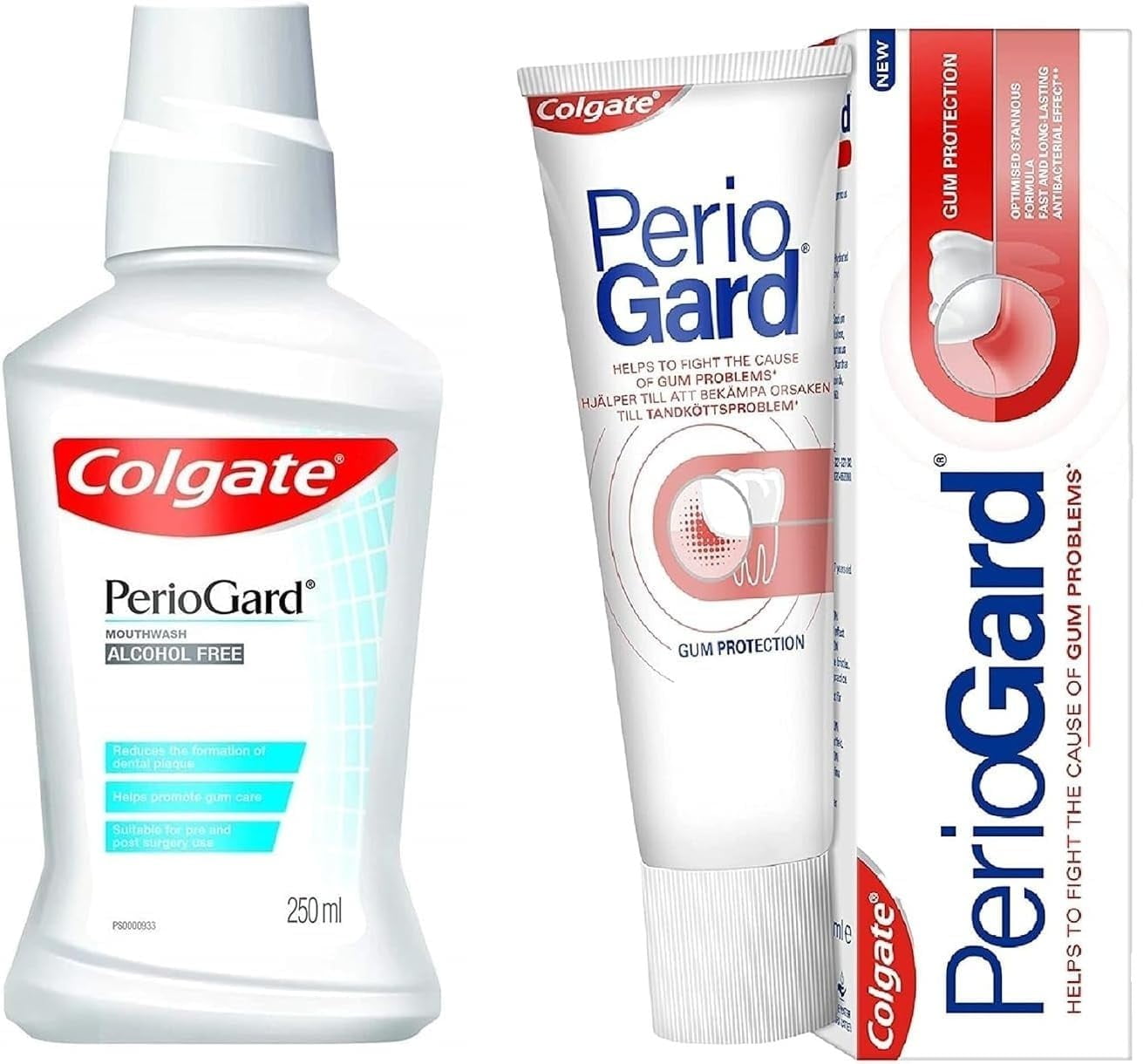 Pasta de dientes y enjuague bucal Colgate PerioGard Gum 90 g/250 ml ...
