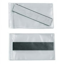 SUPERSCAN Magnetic Vinyl Envelopes 2" x 3 1/2" Clear 50/Case LH215 ...