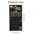 12PCS Professional Paintbrush Artist Paint Brush Nylon Bristle for ...