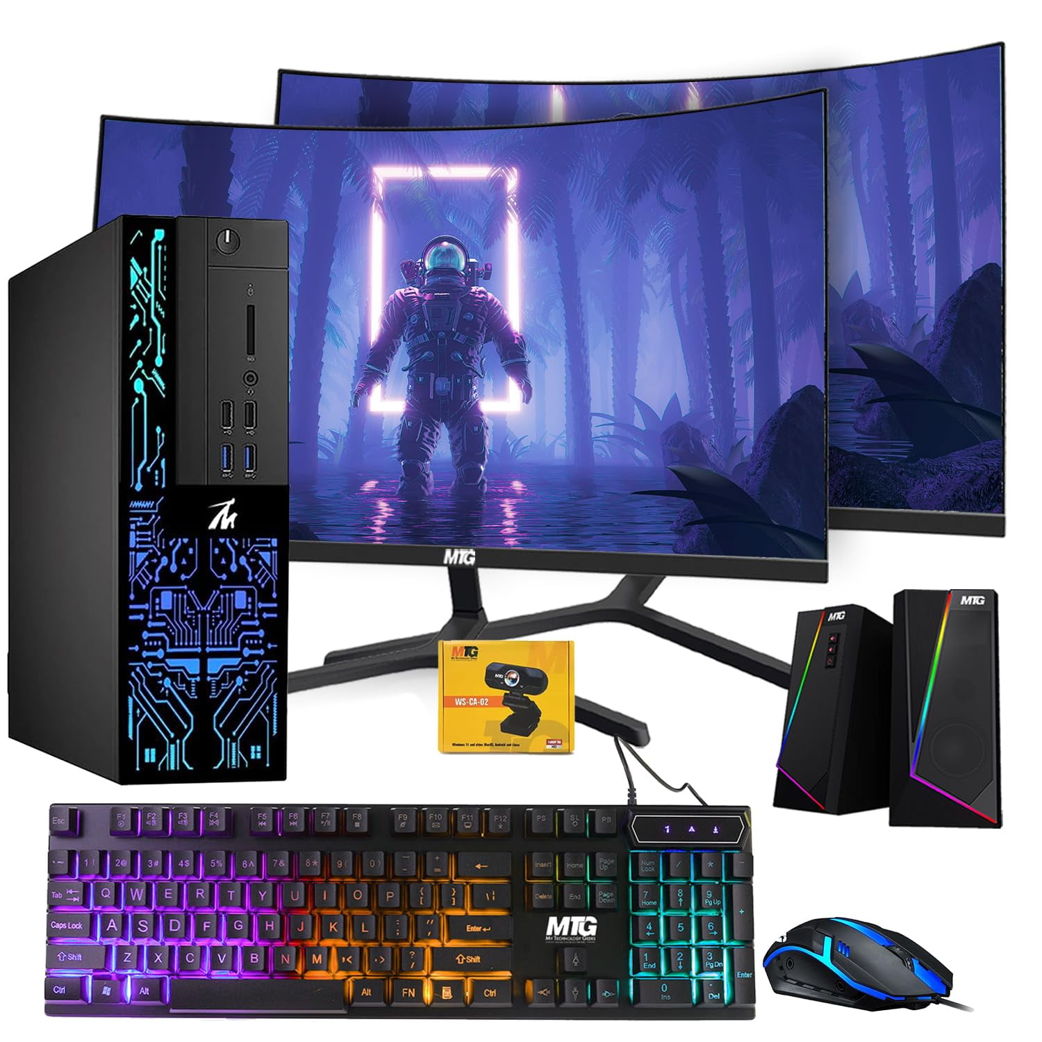 Restored TechMagnet Computer Desktop PC,Intel Core i5-6500,Siwa 6,New ...