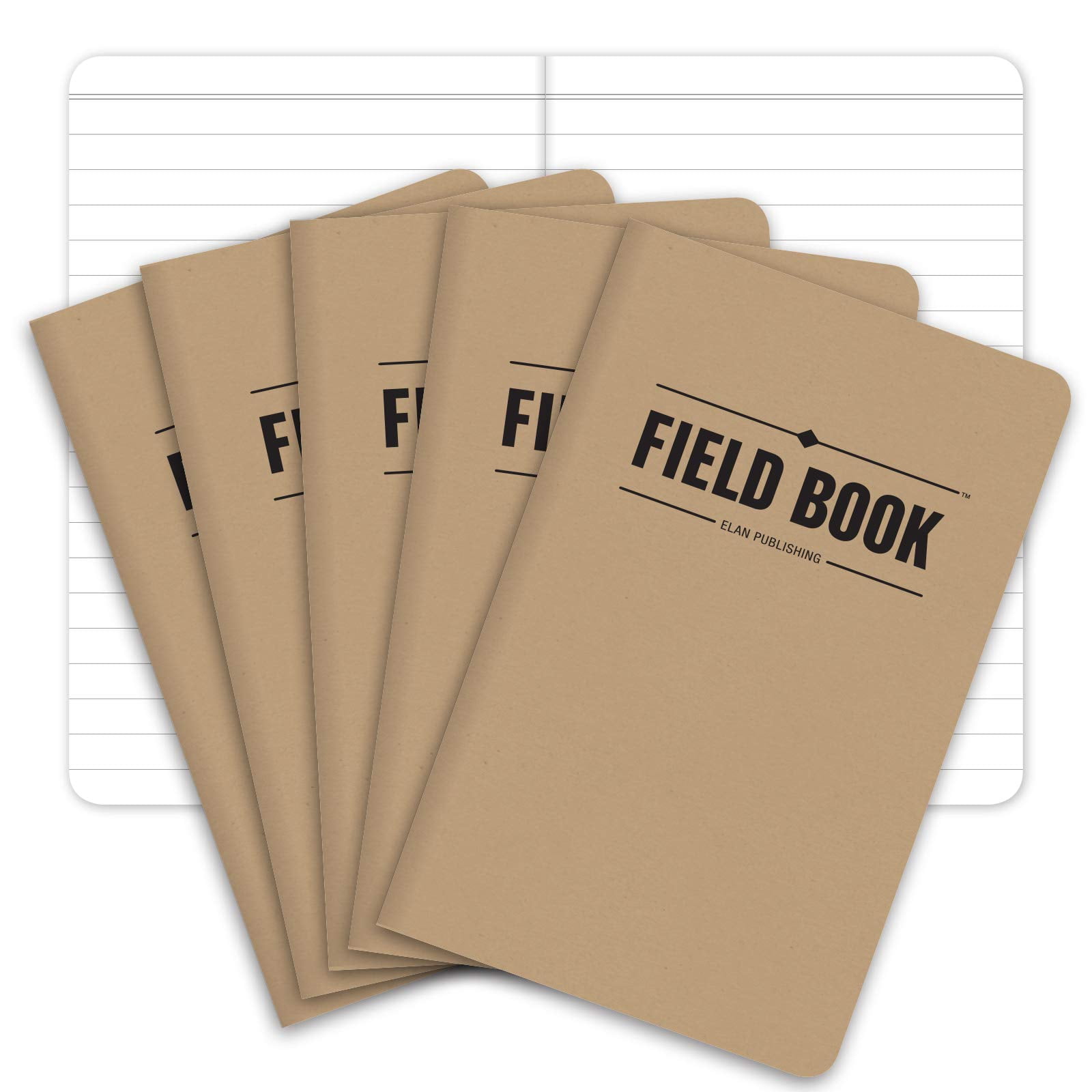 ELAN Publishing ELAN-FN-003A Cuaderno de campo de 3,5" x 5,5" con forro ...
