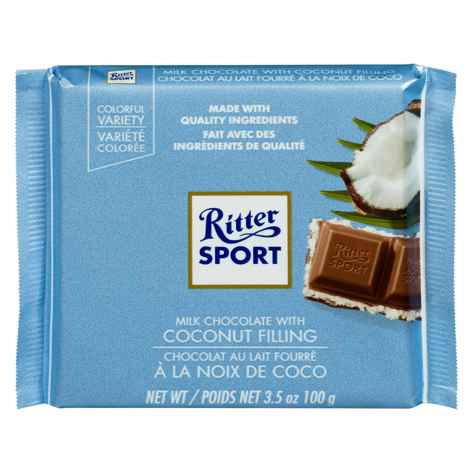 Click here for Ritter Sport Milk Chocolate With Coconut  100 G 10... prices