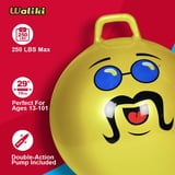 WALIKI TOYS Large Adult Size Hopper Ball with Handles, Bouncing Sit ...