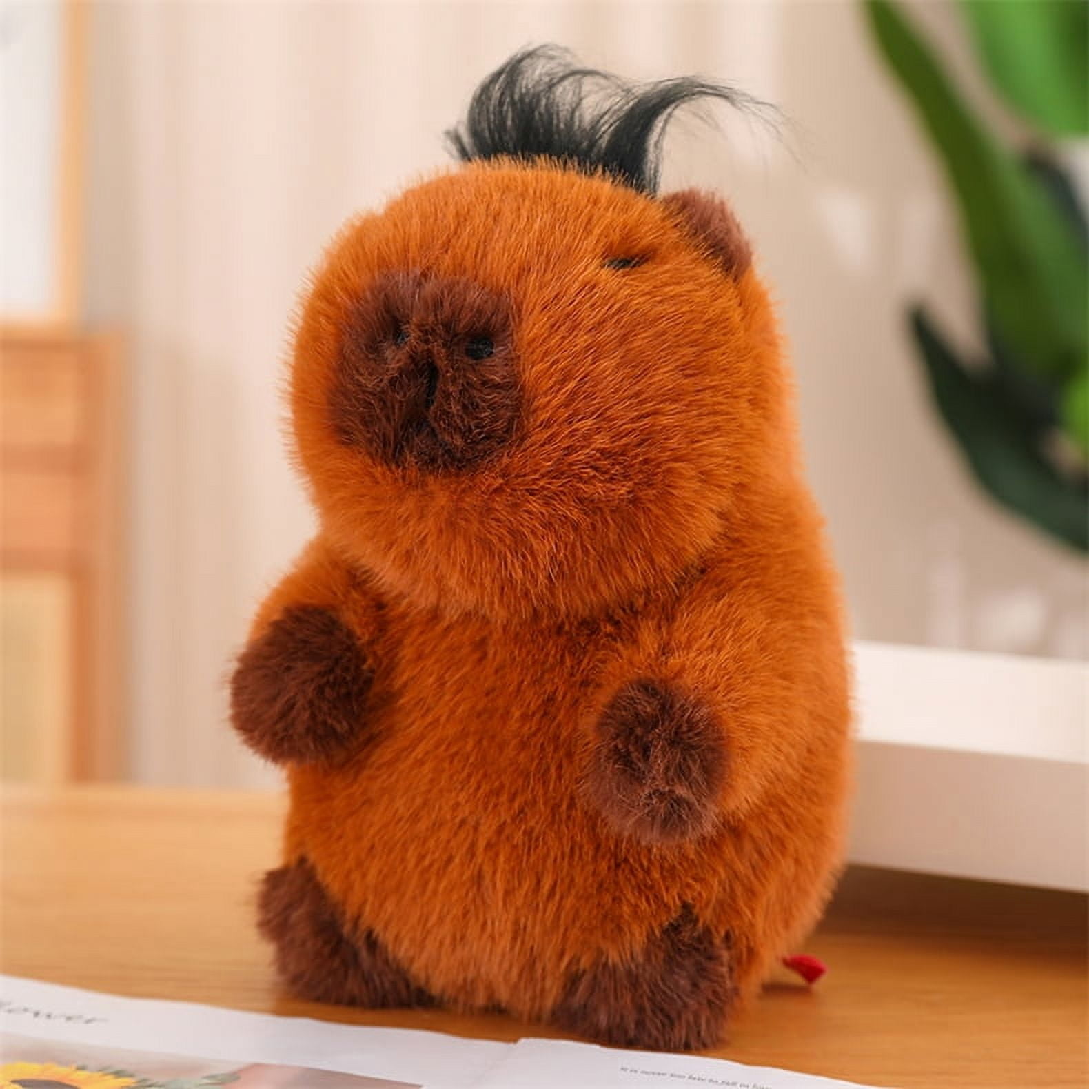 Peluche de capibara para sofá, coche, figura de peluche, capibara para ...