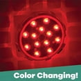 GAME 4307-BB Magnetic LED Changing Pool Wall Light with Remote Control ...