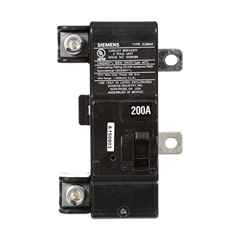 siemens mbk200a 200-amp main circuit breaker for use in ultimate type ...