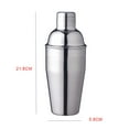Worallymy Cocktail Mix Cup 550ml Stainless Steel Cocktail Shaker ...