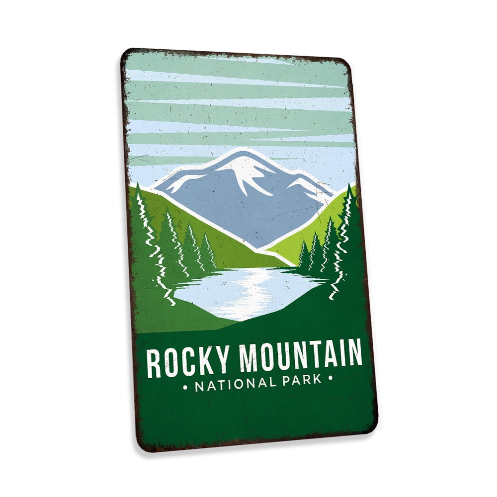 Rocky Mountain National Park Sign Vintage Looking Decorative Signs Home ...