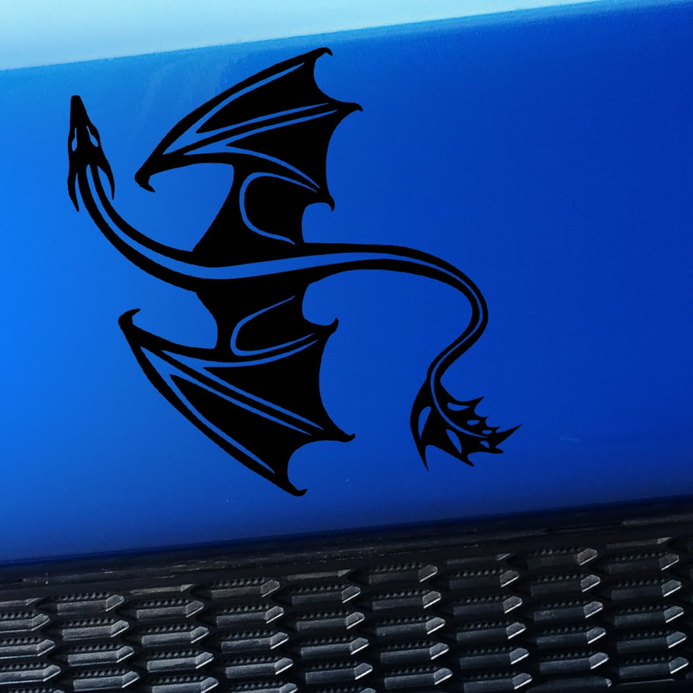 Dragon - Vinyl Decal - Choose Color - [BLACK] - Walmart.com - Walmart.com