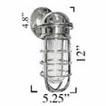 Nautical Bulkhead Sconce US J-Box Ready / Indoor / Outdoor / Solid ...