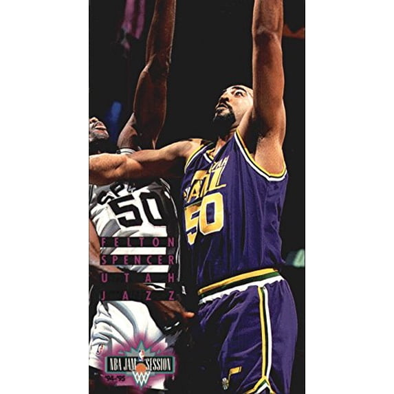 1994-95 Jam Session #189 Felton Spencer NBA Basketball Trading Card ...
