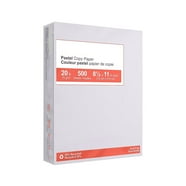 Staples Pastel Colored Copy Paper 8 1/2" x 11" Pink 500/Ream (14779 ...